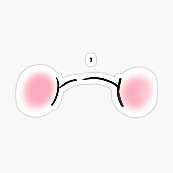 Anime Hmph Face Sticker For Sale By Nyamelon Redbubble