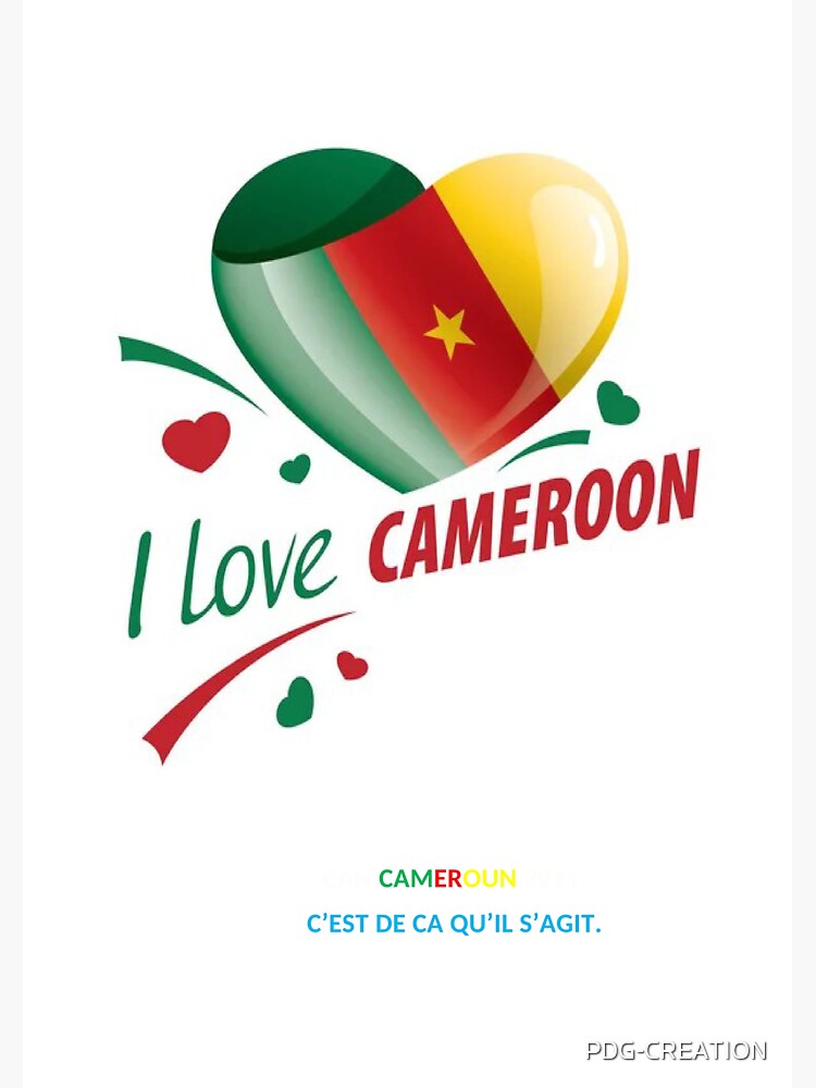 "AFCON Cameroon 2021" Sticker by PDG-CREATION | Redbubble
