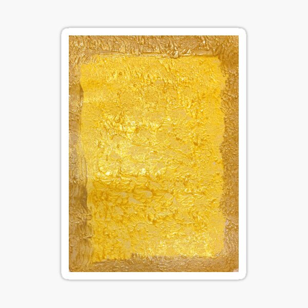 "Gold Block" Sticker by QueenVictoria8 | Redbubble