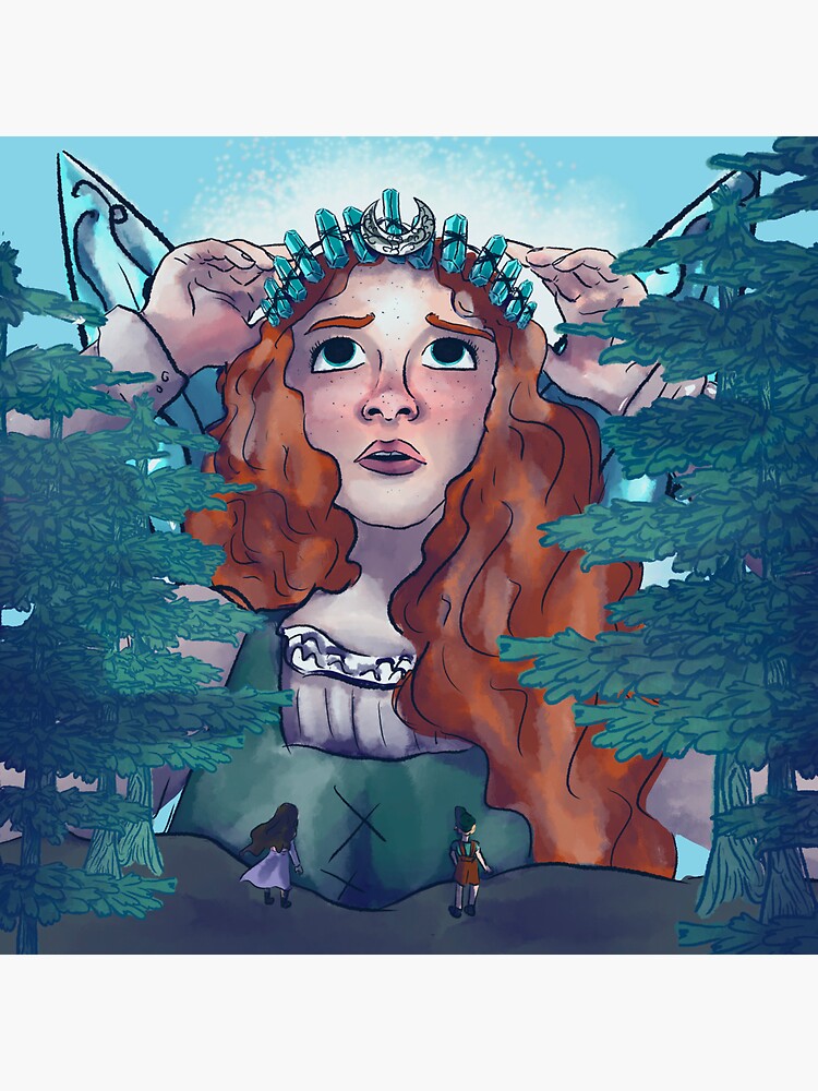 "The Spring Fae " Sticker for Sale by MikaylaKB | Redbubble