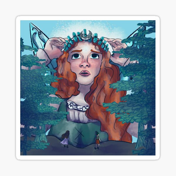 "The Spring Fae " Sticker for Sale by MikaylaKB | Redbubble
