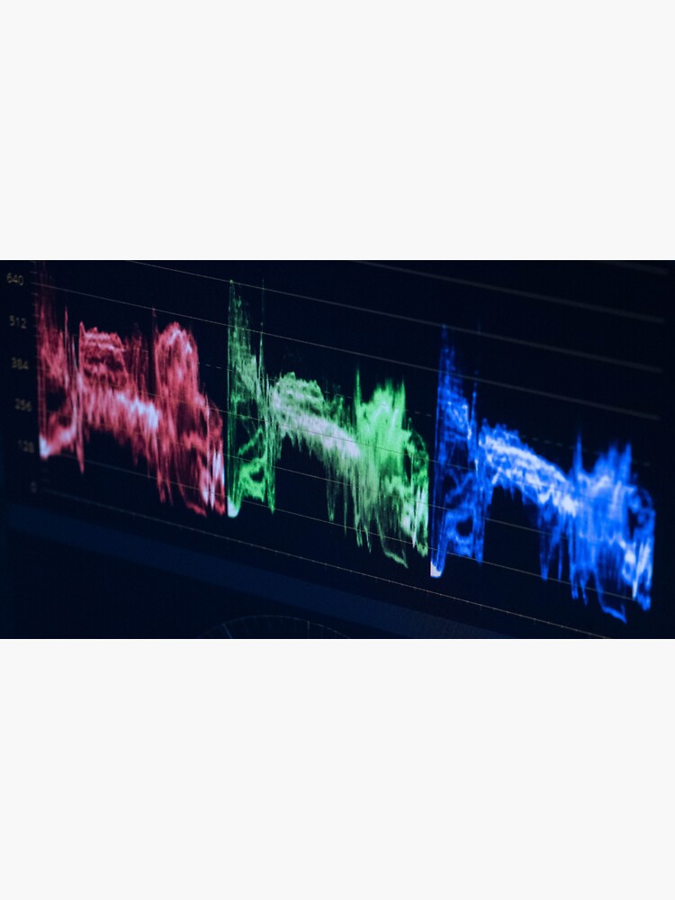 "RGB Waveform " Sticker by Relax-Product | Redbubble