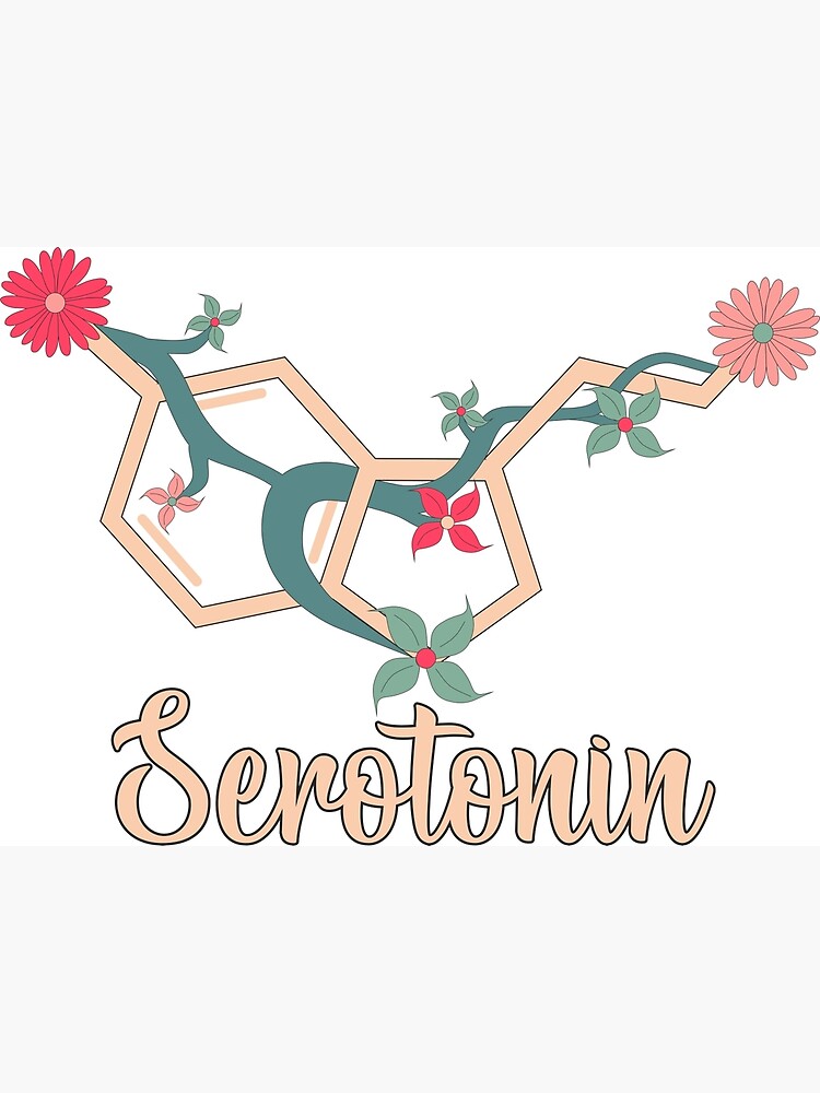 "Serotonin Flower Happiness" Poster by Akiyamafuji | Redbubble