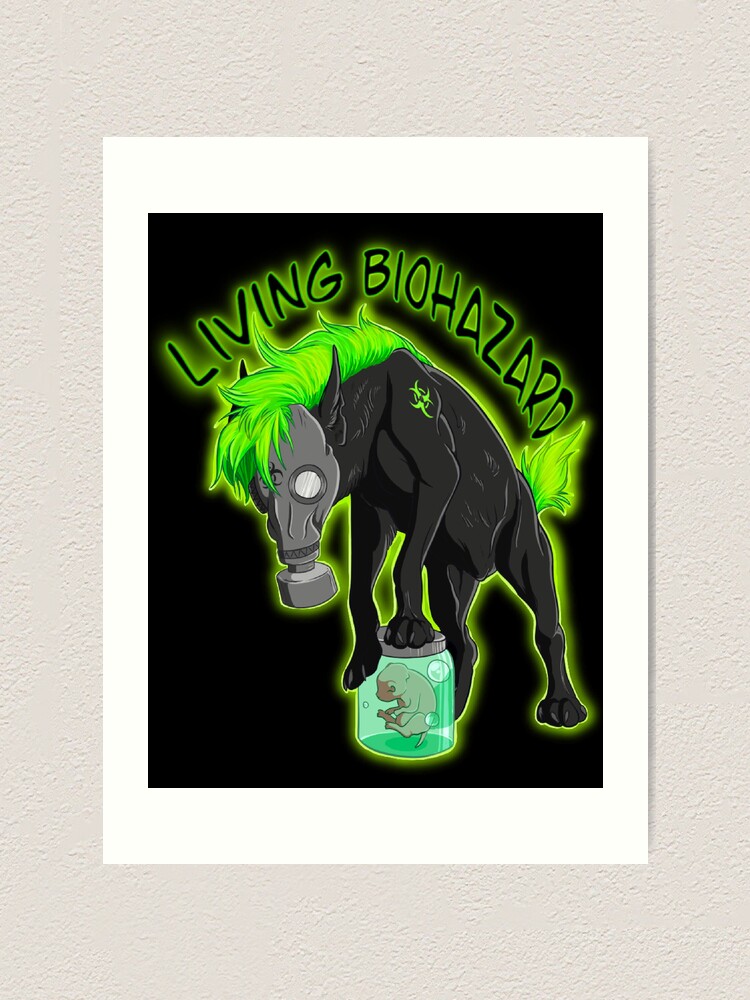 "Living biohazard logo" Art Print for Sale by LivingBi0hazard | Redbubble