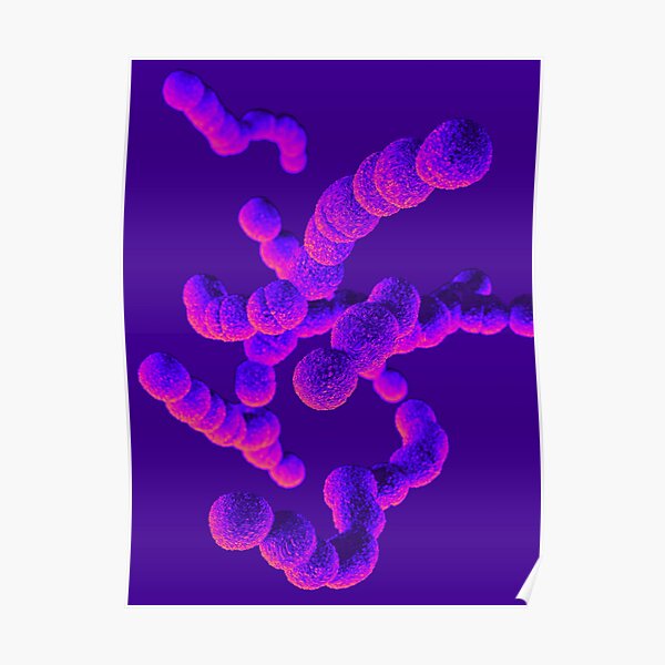"Neon cells under microscope" Poster for Sale by AvasMix | Redbubble