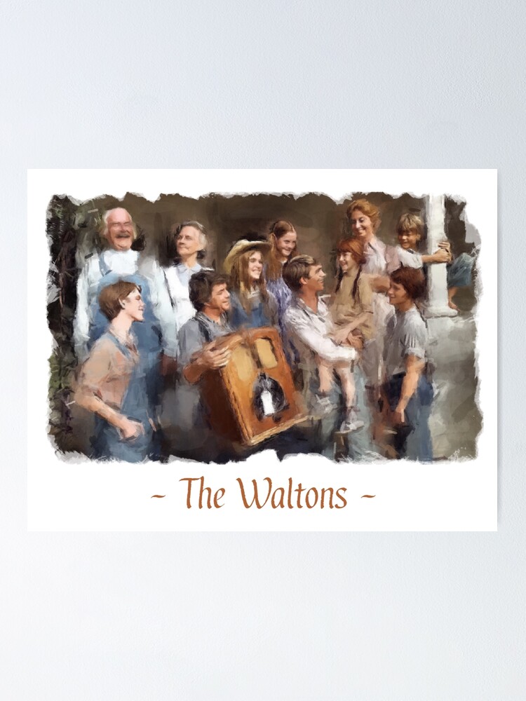 "The Waltons TV Show" Poster for Sale by DNiceGirl | Redbubble