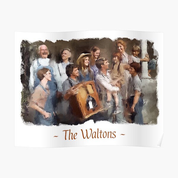 "The Waltons TV Show" Poster for Sale by DNiceGirl | Redbubble