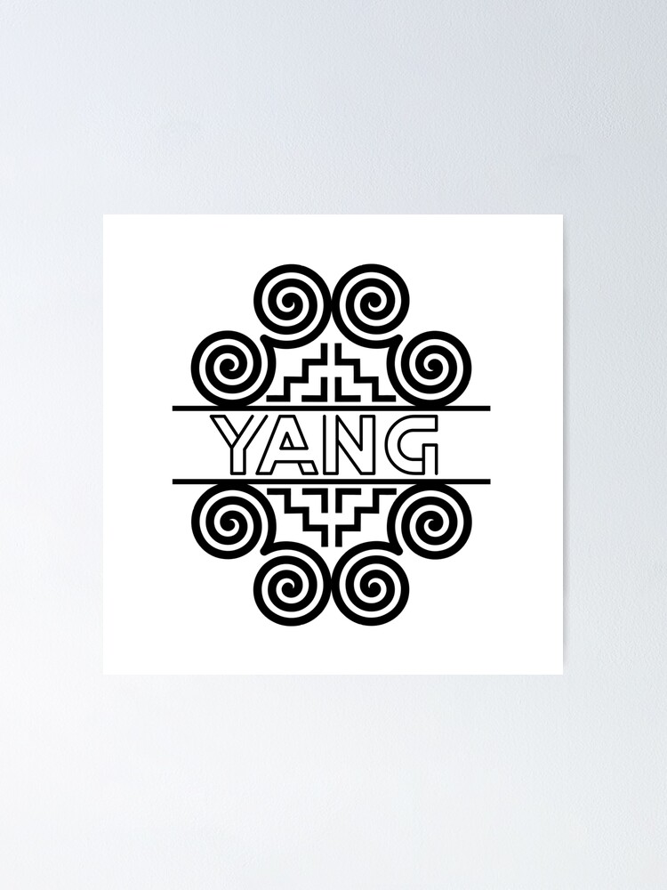 "hmong symbol with last name" Poster for Sale by Xiongtees87 | Redbubble