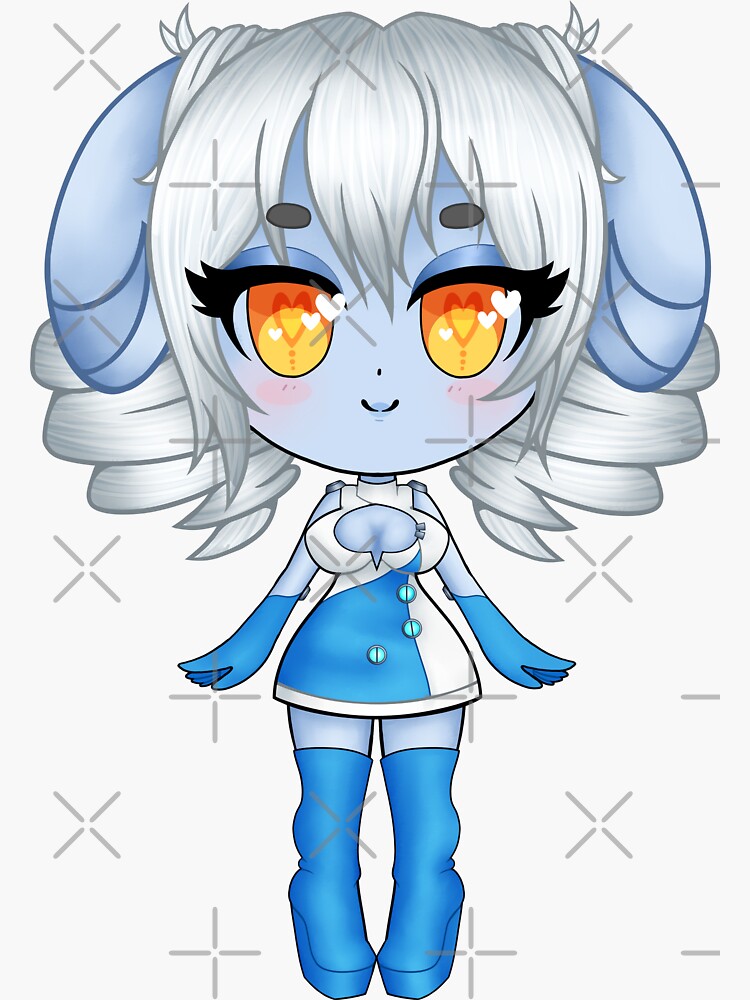 Pegatina for Sale con la obra «Hunie Pop - Celeste Luvendass - Traje ...