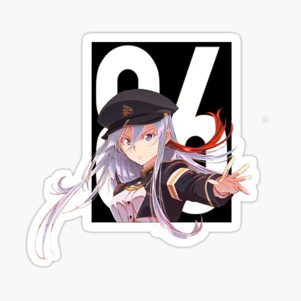 "86 Eighty Six Lena Milize Sticker #1" Sticker for Sale by DeVallieres ...