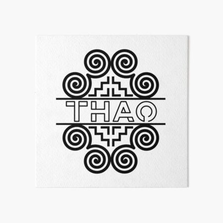 "hmong symbol with last name" Art Board Print for Sale by Xiongtees87 ...