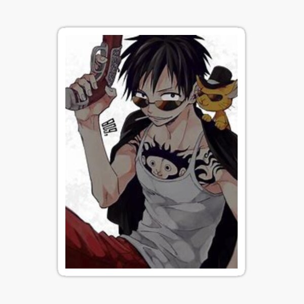 "luffy" Sticker by gladiiys | Redbubble