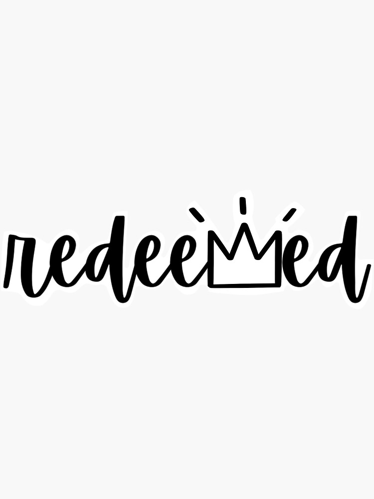 "Redeemed Logo" Sticker for Sale by carlypatehall | Redbubble