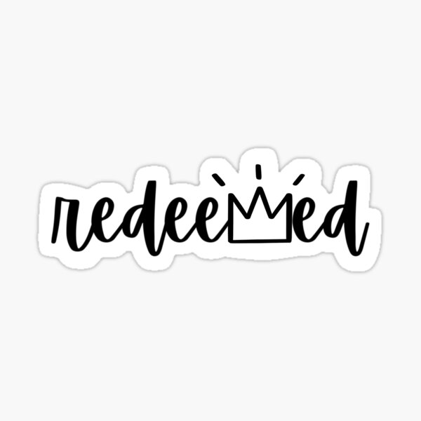 "Redeemed Logo" Sticker for Sale by carlypatehall | Redbubble