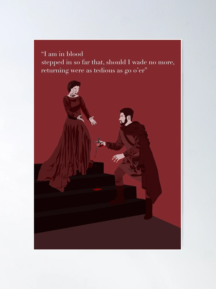 Macbeth Quote Poster Zazzlecom Macbeth Quote Poster Etsy UK