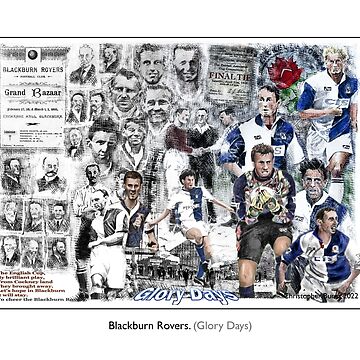 "Blacburn Rovers (Glory Days)" Poster for Sale by studio203 | Redbubble