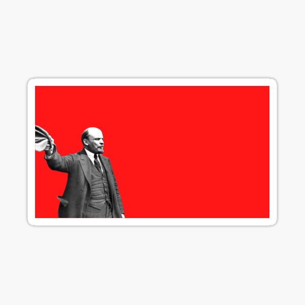 "Lenin" Sticker for Sale by Fatmac | Redbubble