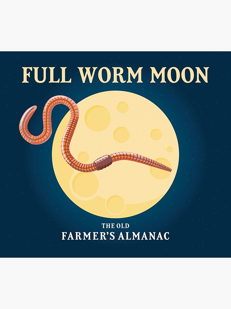 "Full Moon Worm" Poster for Sale by Tom-Mathias | Redbubble
