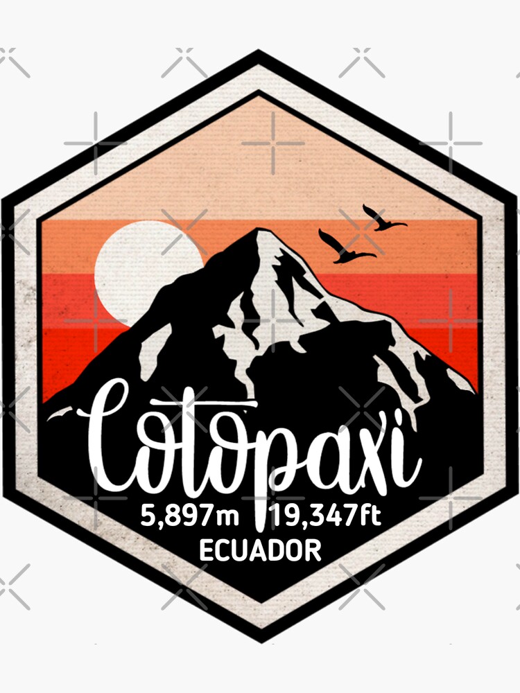 "Cotopaxi, Latacunga, Ecuador" Sticker by mountainfad | Redbubble