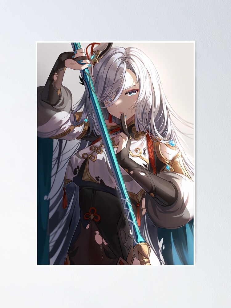 "Shenhe Genshin Impact" Poster by iuanime | Redbubble