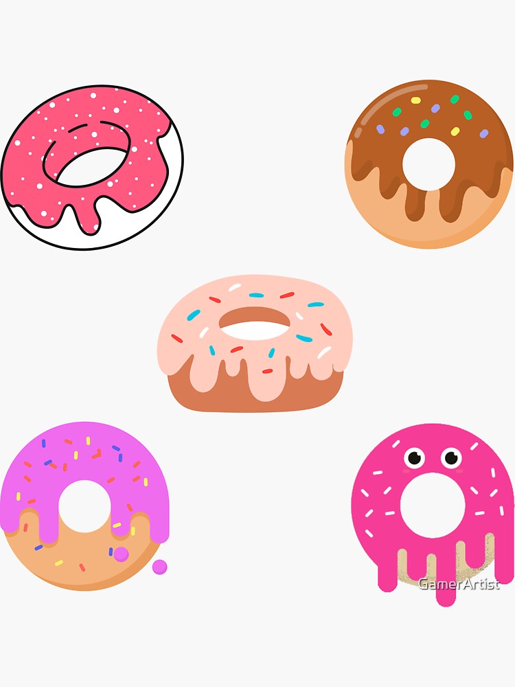 "Drippy Donut" Sticker for Sale by GamerArtist | Redbubble