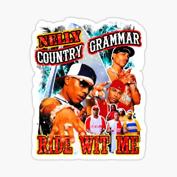 "Vintage Inspired Hip Hop Nelly 90s Rap Tee" Sticker for Sale by ...