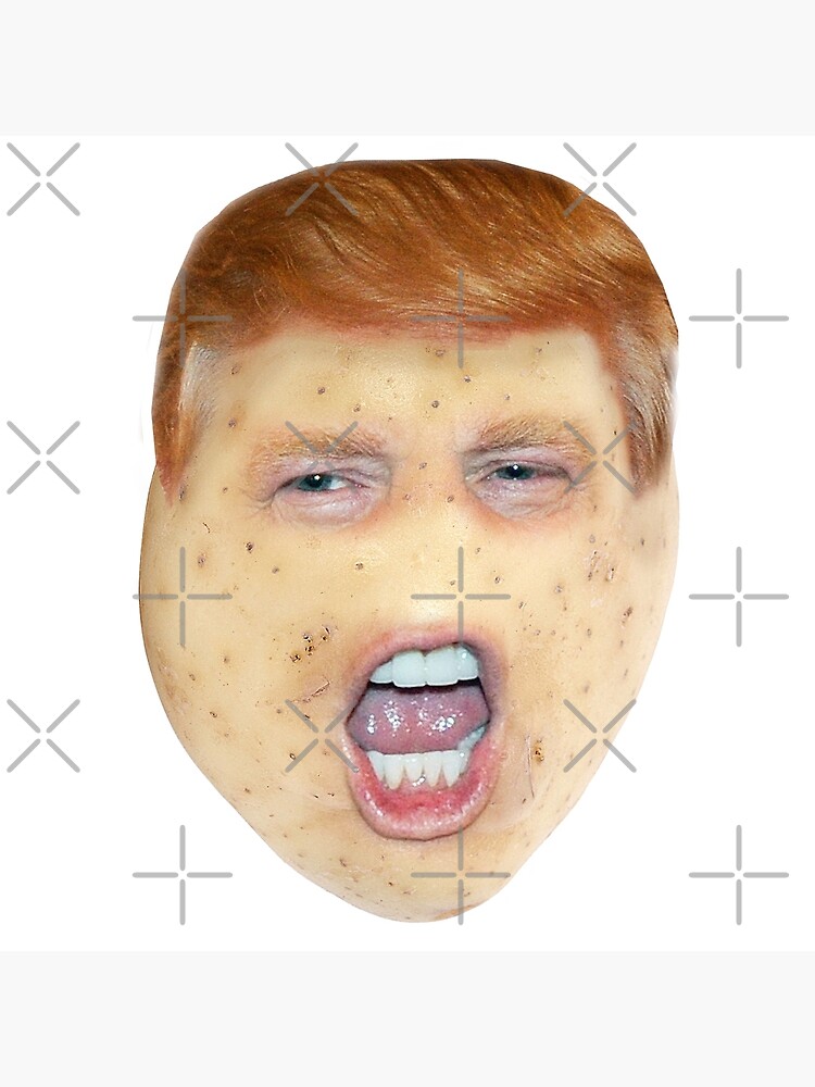 "Potato Trump" Poster by partyfarty | Redbubble