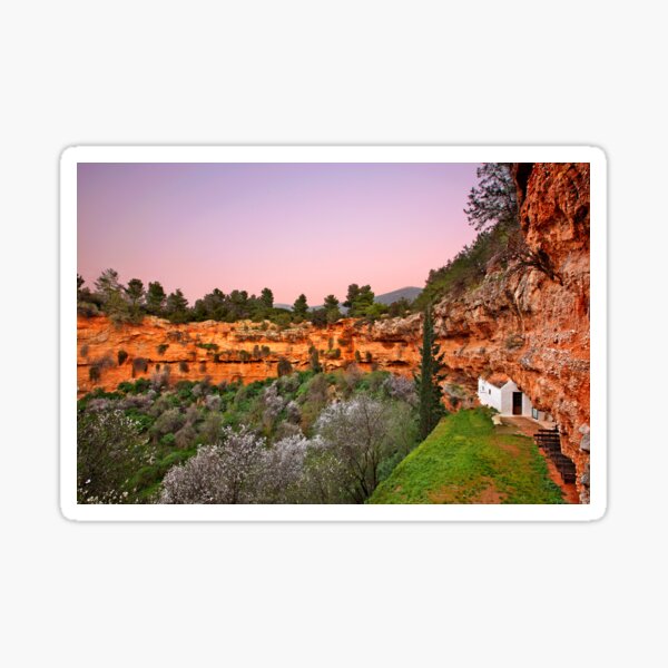 "Little church in a sinkhole" Sticker for Sale by Cretense72 | Redbubble