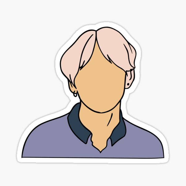"BTS Line Art Design, Korean Oppa, Cute Asian Men, Army KPOP Merch ...