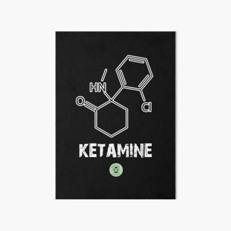 "Chemistry of ketamine" Art Board Print by greenpunkart | Redbubble