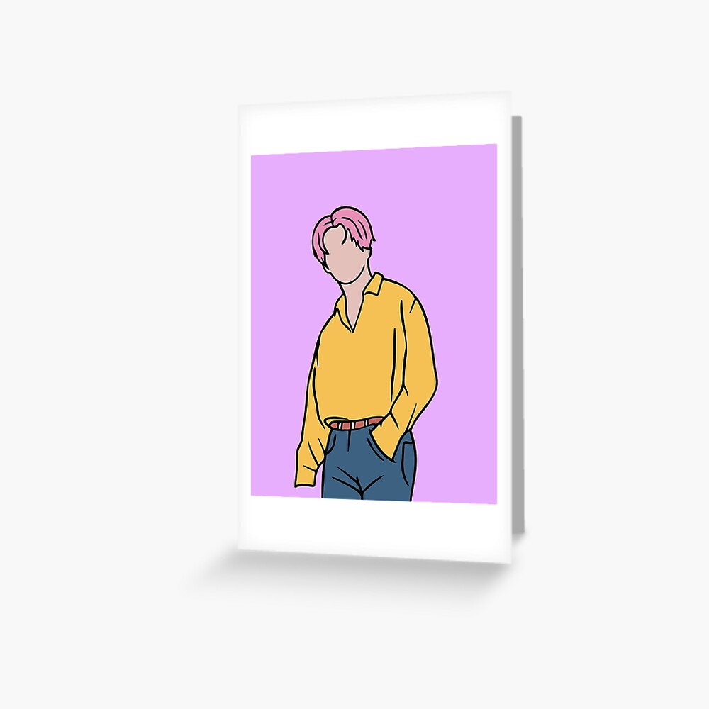 "BTS Bangtan No Face Line Art Design, Korean Oppa, Army Cute Asian Men ...