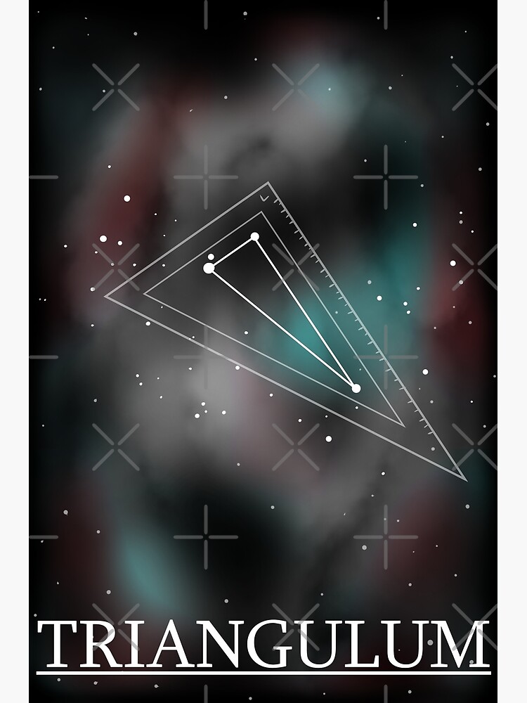 "The constellation of the Triangle" Poster for Sale by Ukiyograph ...