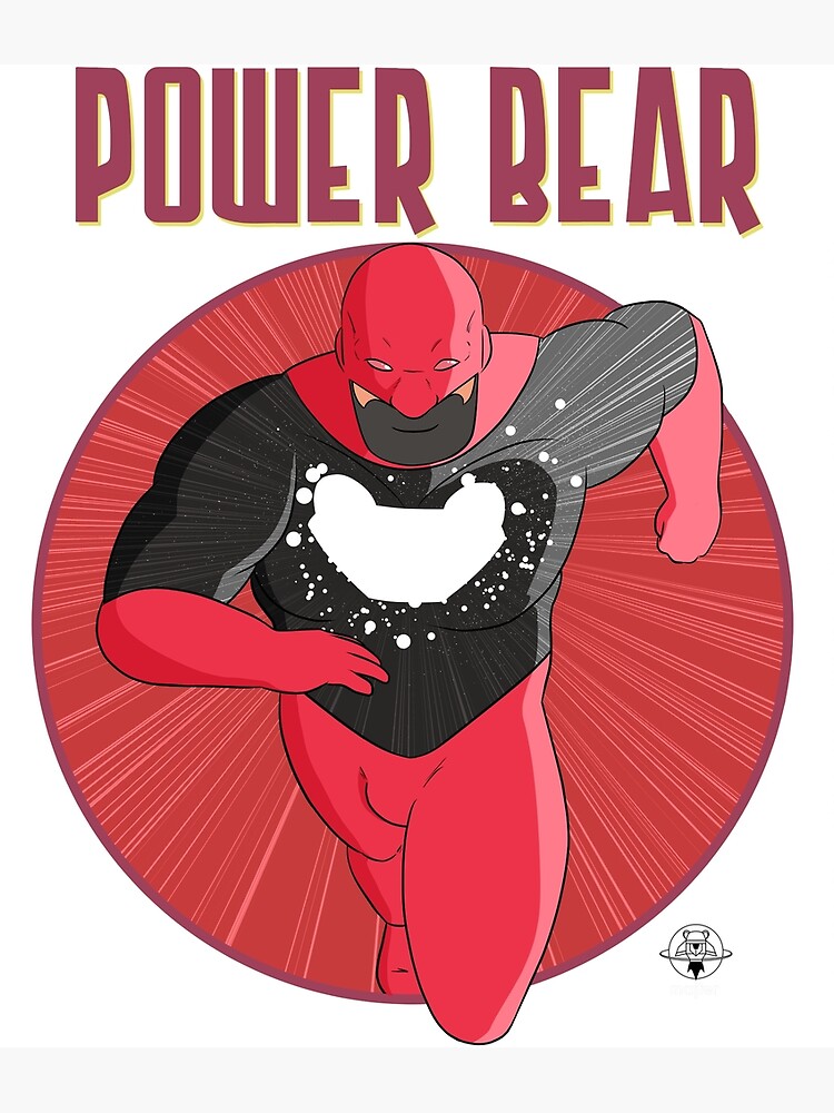"Power Bear" Poster for Sale by majter | Redbubble