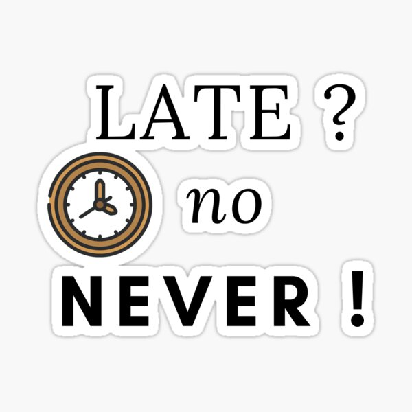 "Delay" Sticker by June5Fashion | Redbubble