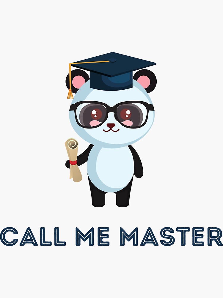 "Call Me Master " Sticker by HOMAM100 | Redbubble