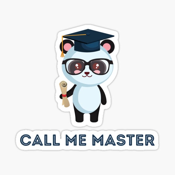 "Call Me Master " Sticker by HOMAM100 | Redbubble