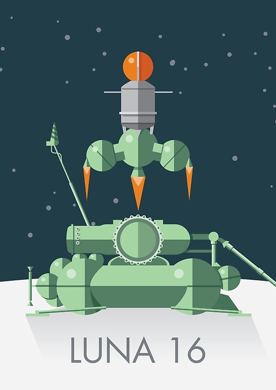 "Luna 16" by spacewalkwithme | Redbubble