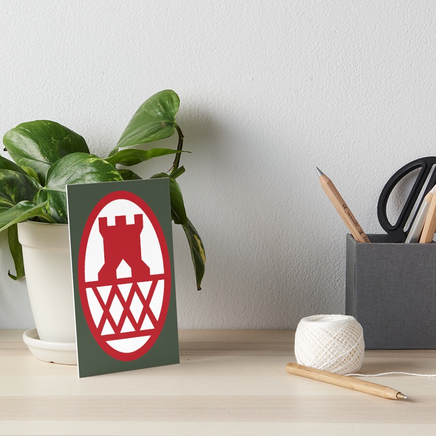 "130th Maneuver Enhancement Brigade (US Army)" Art Board Print by ...