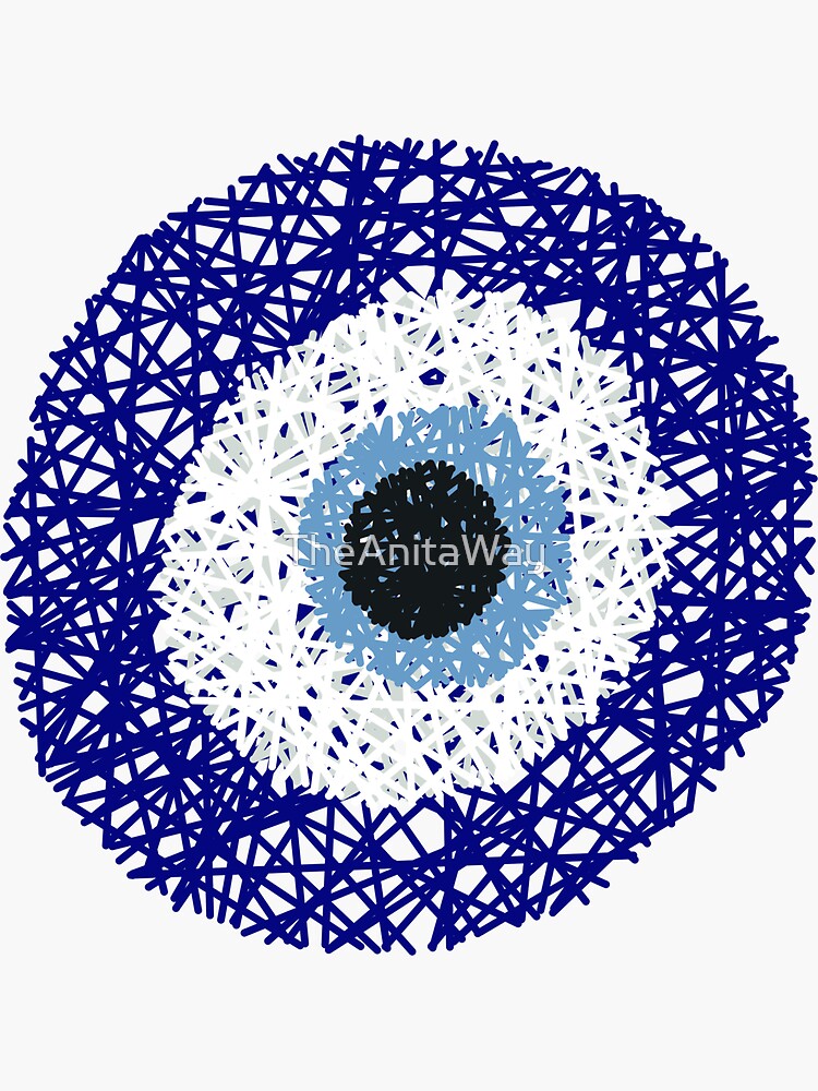 "Nazar’s eye" Sticker for Sale by TheAnitaWay | Redbubble