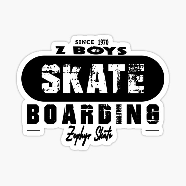 "Zephyr Skate" Sticker by roleshop | Redbubble