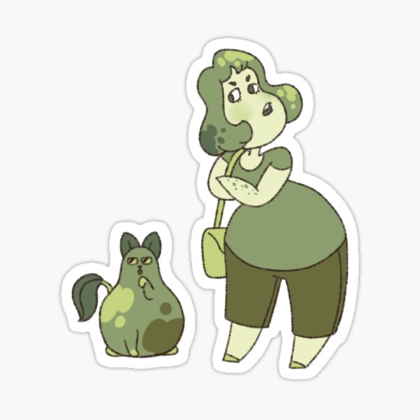 "Pear Lady" Sticker by archibaldzeppo | Redbubble