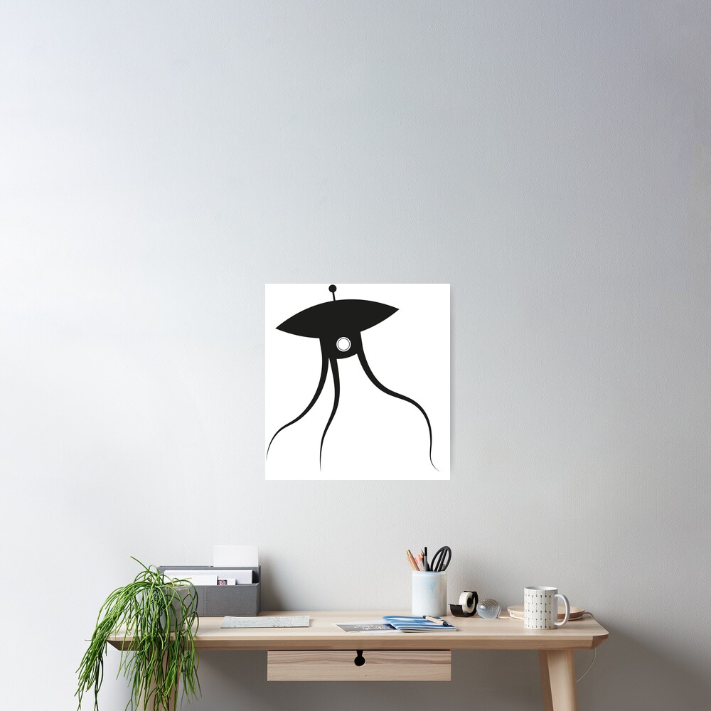 "War of the Worlds Tripod Alien Fighting Machine" Poster by Dr-Faustus ...