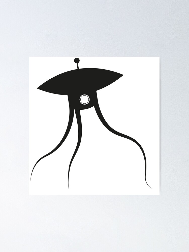 "War of the Worlds Tripod Alien Fighting Machine" Poster by Dr-Faustus ...