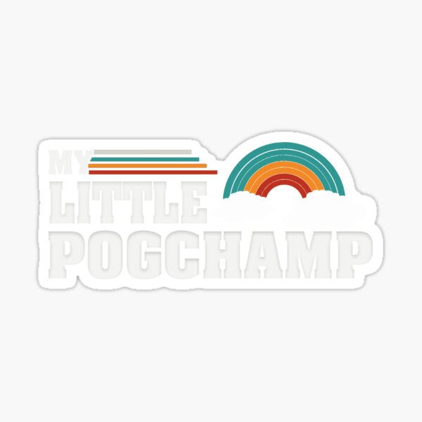 "My little pogchamp - funny meme Gift for men and women" Sticker for ...