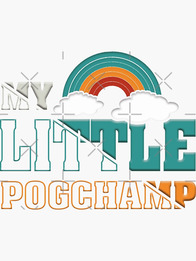 "My little pogchamp - funny meme Gift for men and women" Sticker by ...