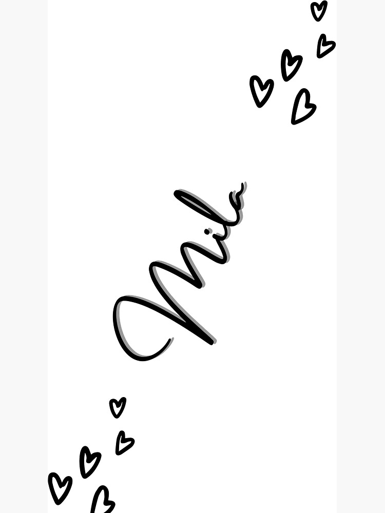 "Mila" Sticker for Sale by boki987 | Redbubble