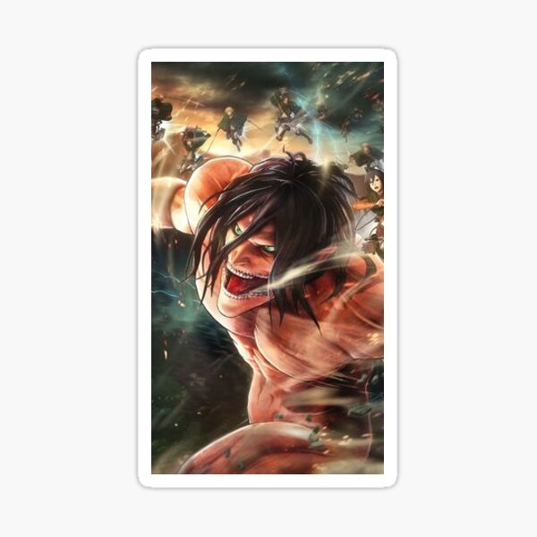 "titan " Sticker by king-kel | Redbubble