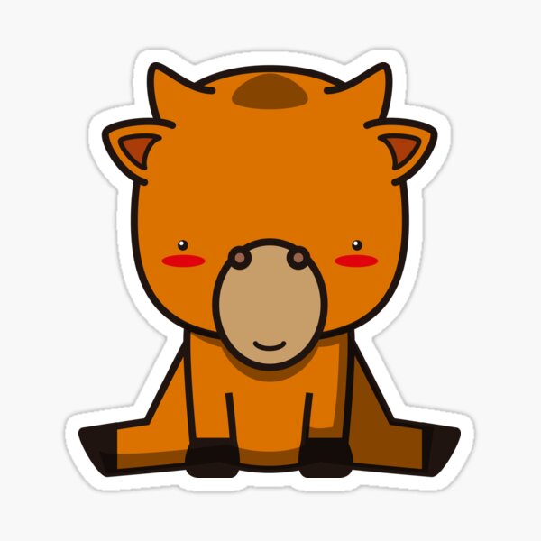 "kawaii ox" Sticker for Sale by Markine | Redbubble