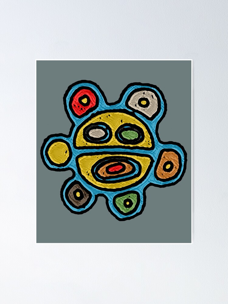 "Taino Sun Symbol Puerto Rico " Poster by liamaris | Redbubble