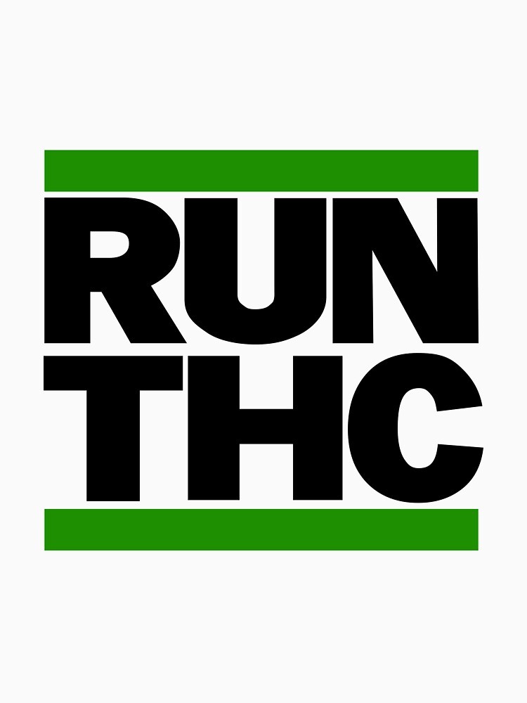 "RUN THC" T-shirt by moleculestore | Redbubble